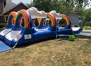 Rainbow Surf-n-Slide (Wet) - Rentals in Wisconsion | Blue Sky ...