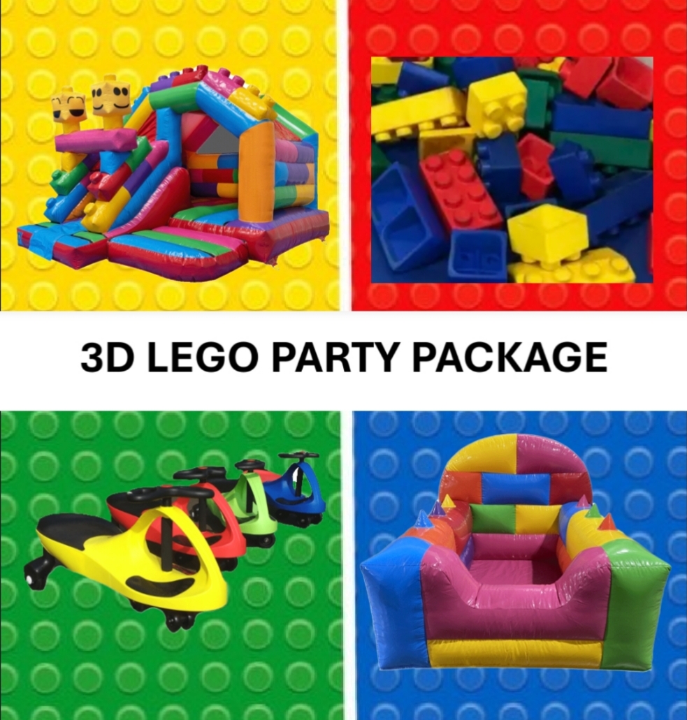 3D Lego Party Package - Hire in Reading | Kendalls castles