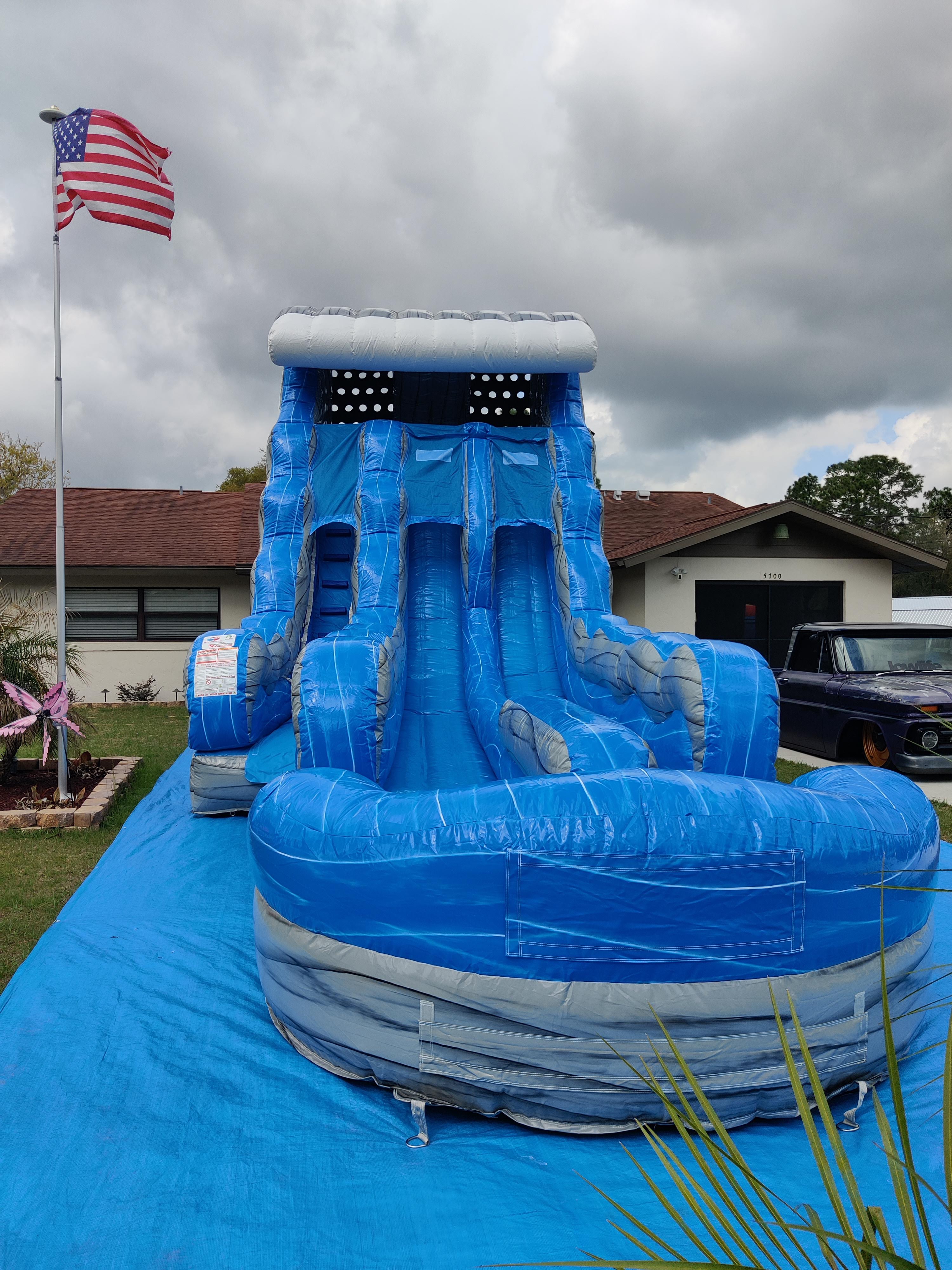 18' Marble Wave Slide - Party and Inflatable Rentals in Florida ...