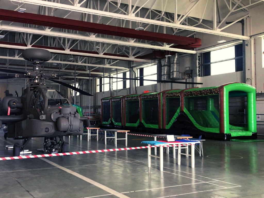 100ft 4 Piece inflatable 100ft Army Assault Course - Inflatable, Bouncy ...