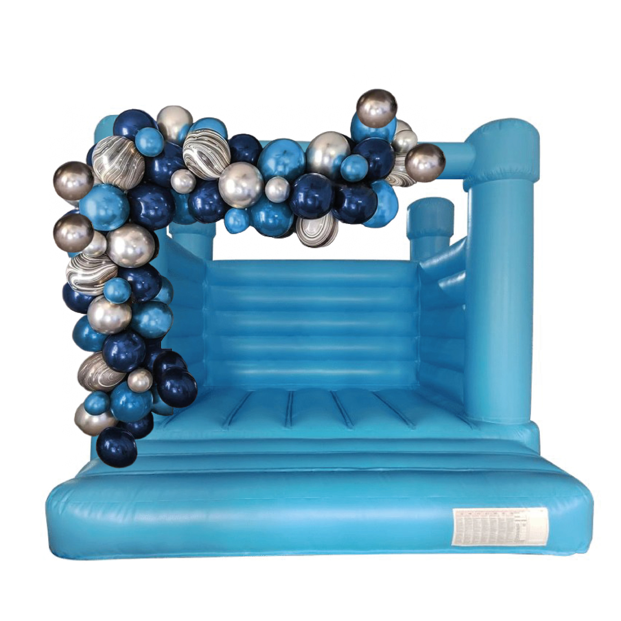 13' x 15' Balloon Castle Blue - Bouncy Castle Hire in Cleveland ...