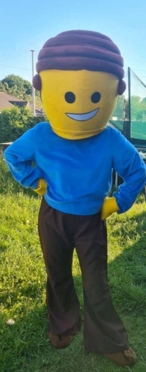 Lego man mascot