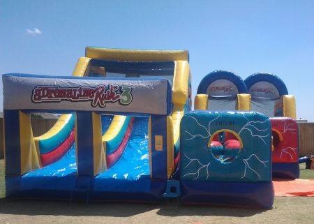 Adrenaline Rush 3 Obstacle Course - Bouncy Castle Hire and Water Slides ...