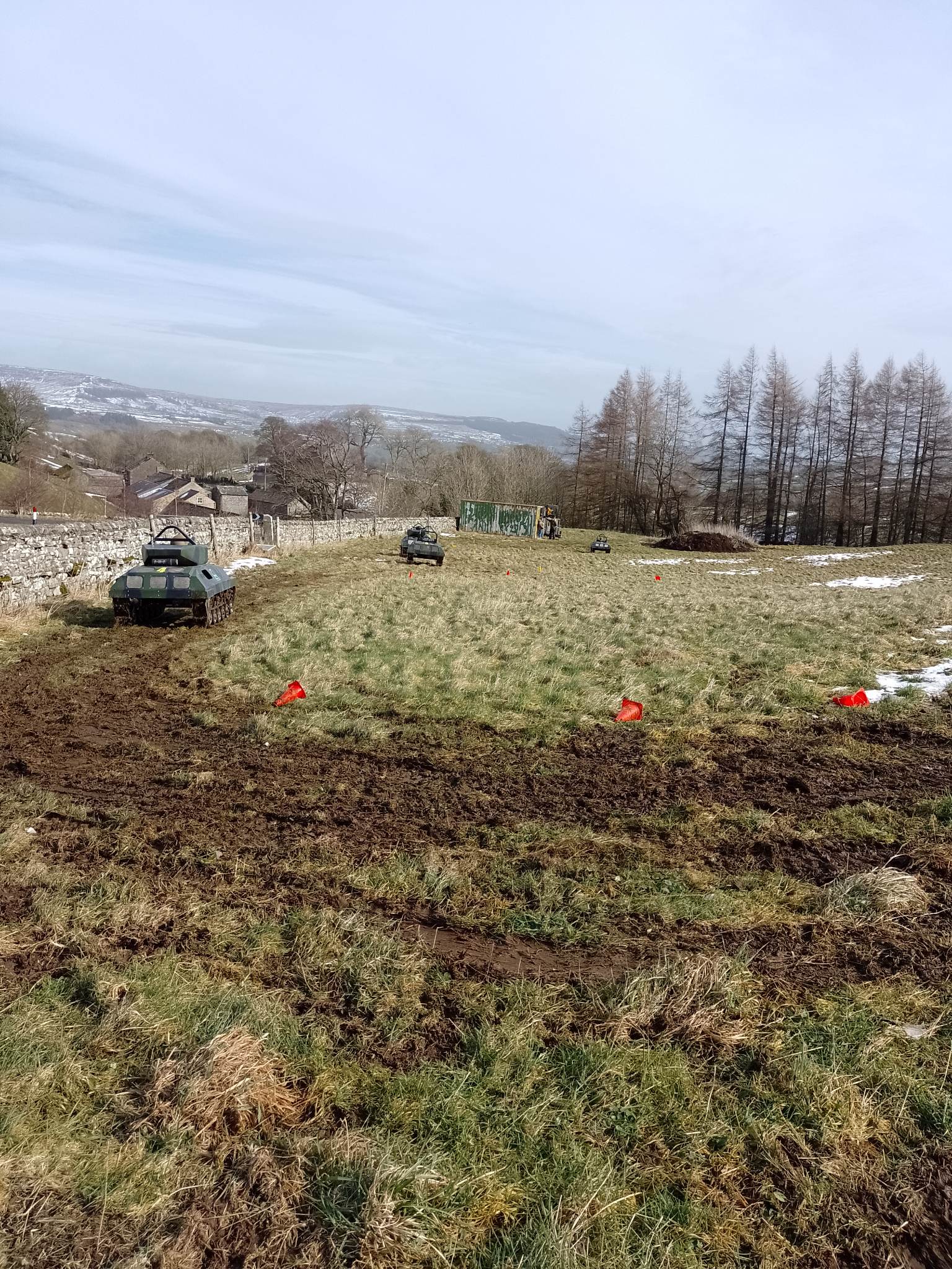 4x Mini Tanks at our site - Tank Driving Experience in Co. Durham ...