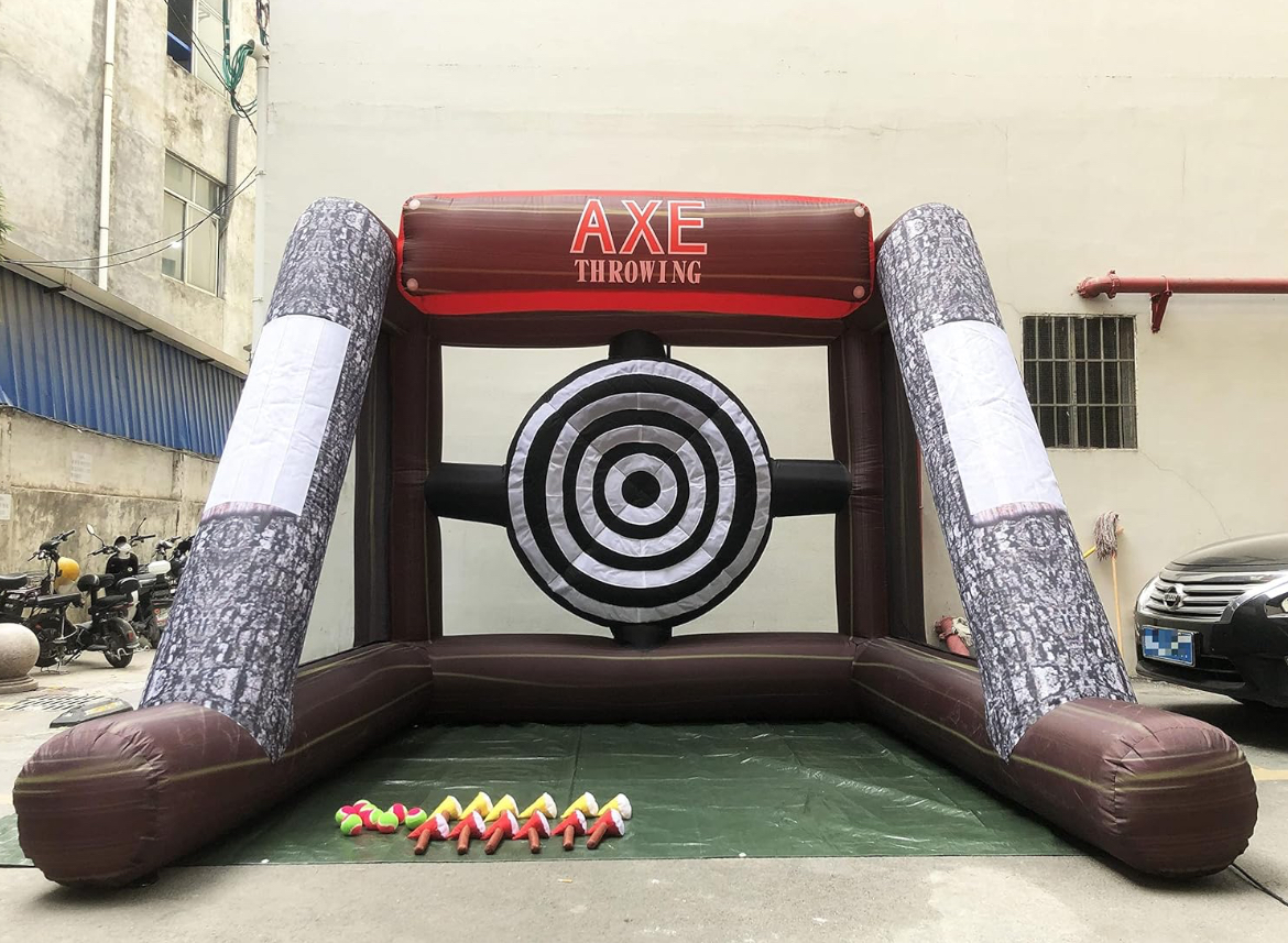 Axe Throwing Game - Bounce House Rentals & Water Slide Rentals in Lexington Kentucky | BACKYARD ...