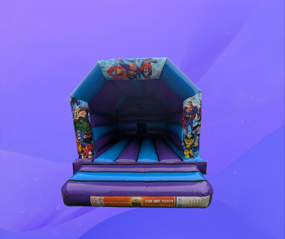Purple & Blue Castle - Inflatables Hire in London, greenwich , charlton ...
