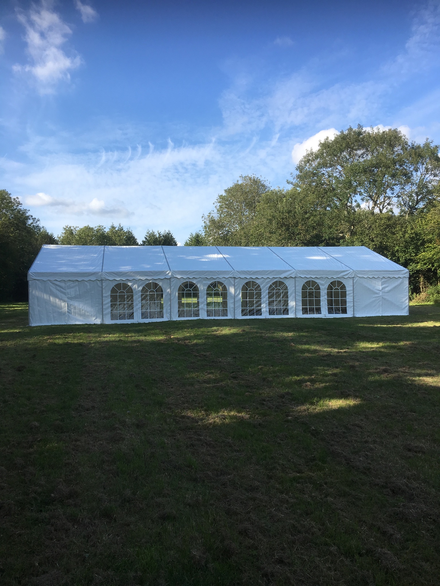 9x18m Clear Span Marquee Hire | Horsham, Surrey & Sussex