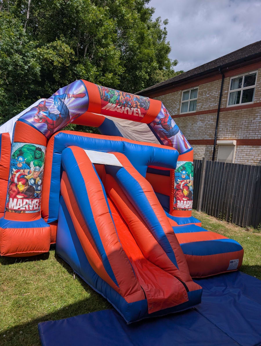 Superhero Marvel Bouncy Castle Hire