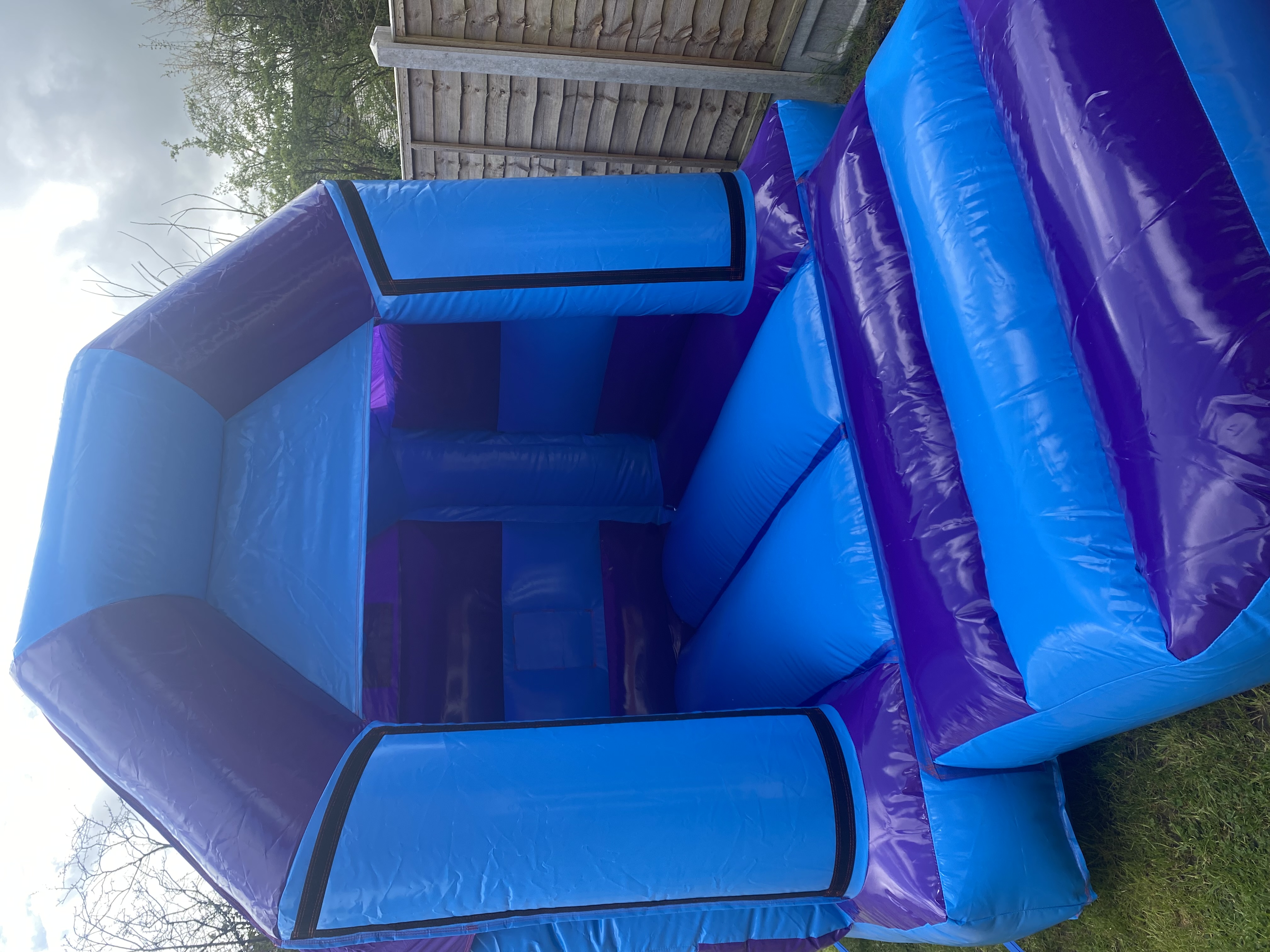 Purple & Blue Mini Bouncy Castle | Brentwood, Southend & More