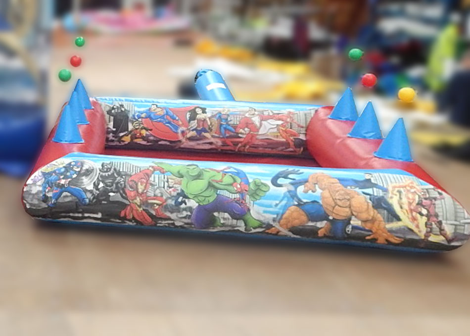 Super hero ball pool - Hire in Greater London | Rosie’s castles