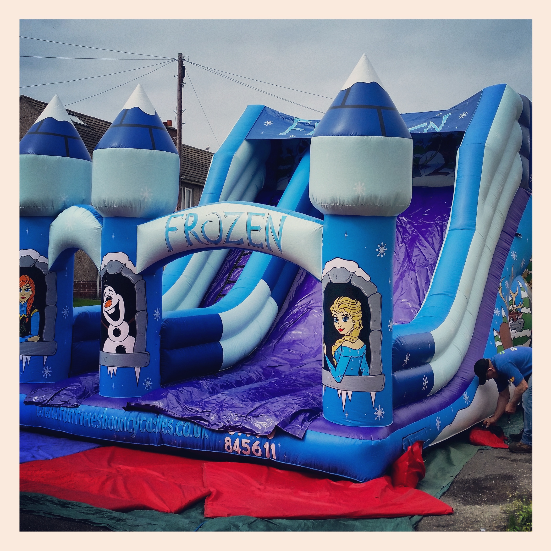 Frozen Super Slide | Hire Inflatables Pembrokeshire & Swansea