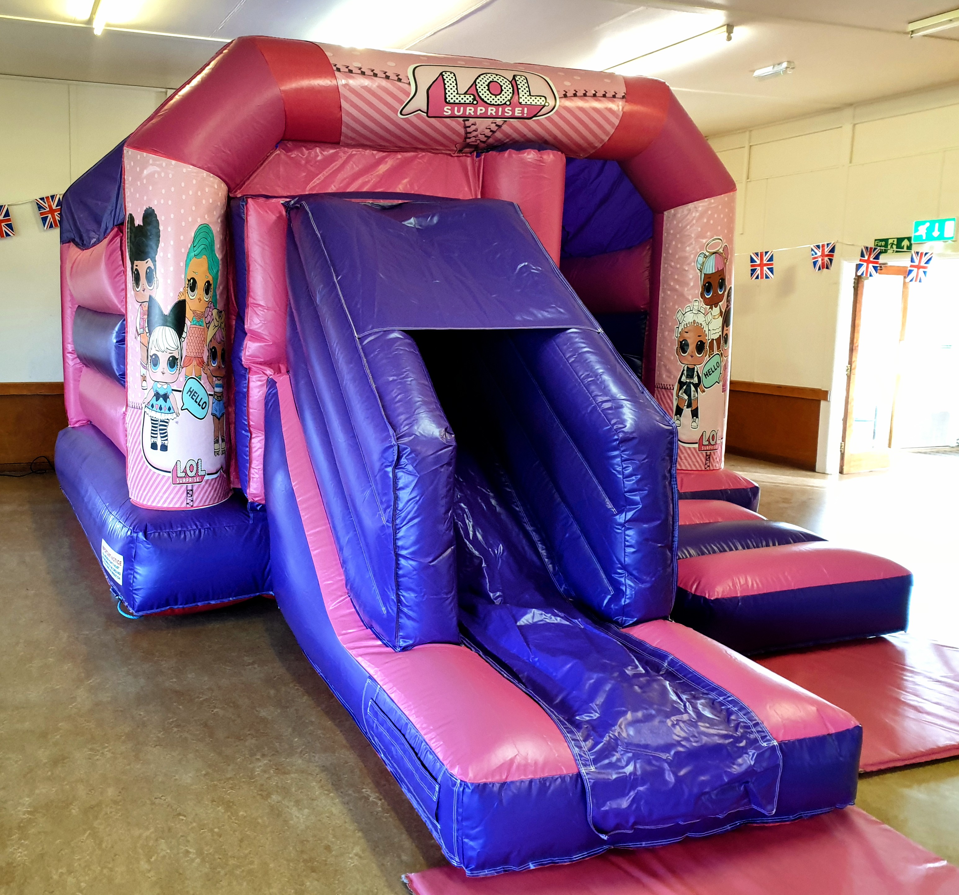LOL Dolls Bouncy Castle with Front Slide - Bouncy Castle Hire in Milton ...