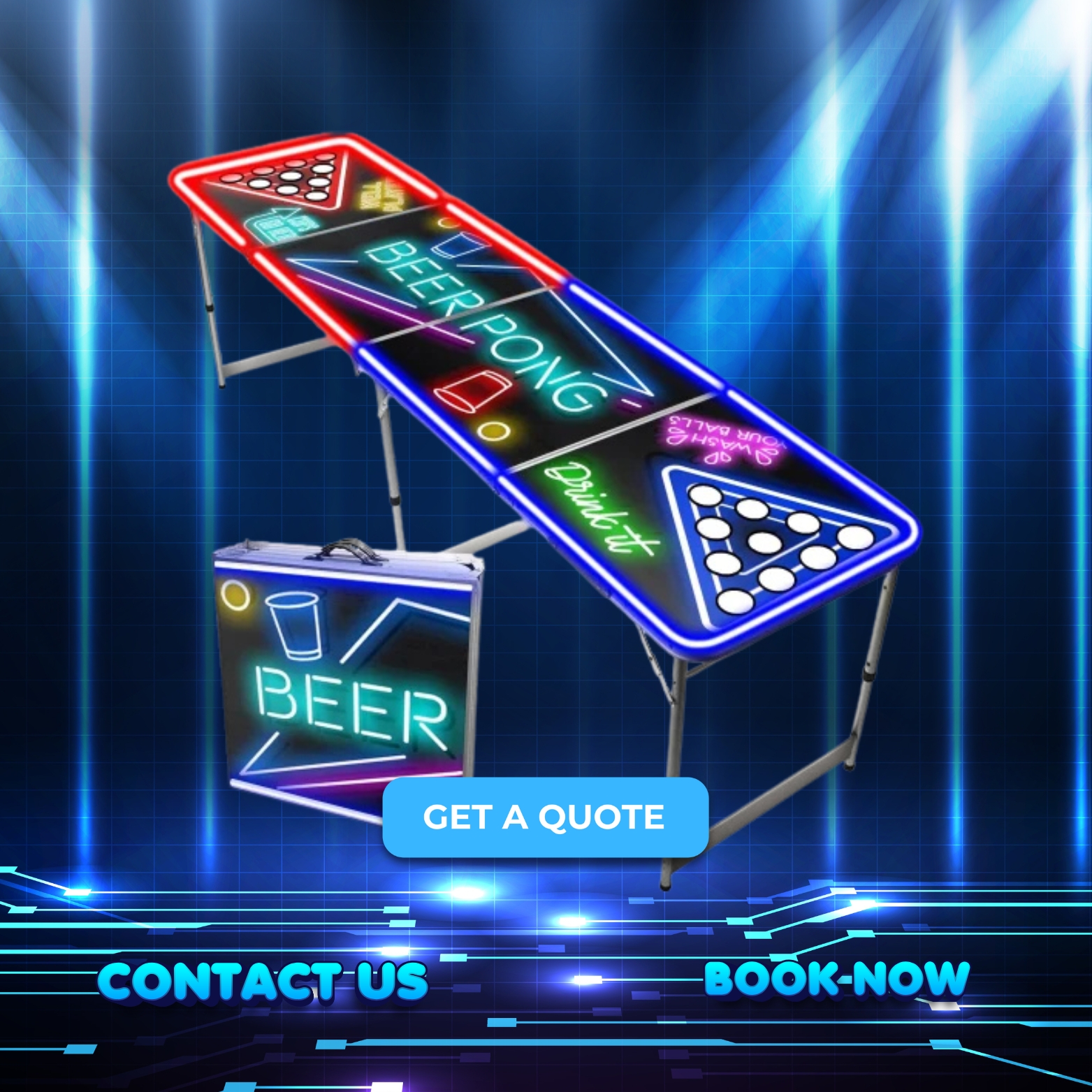 Beer Pong Hire – Fun & Competitive Party Game for Your Event | Funday