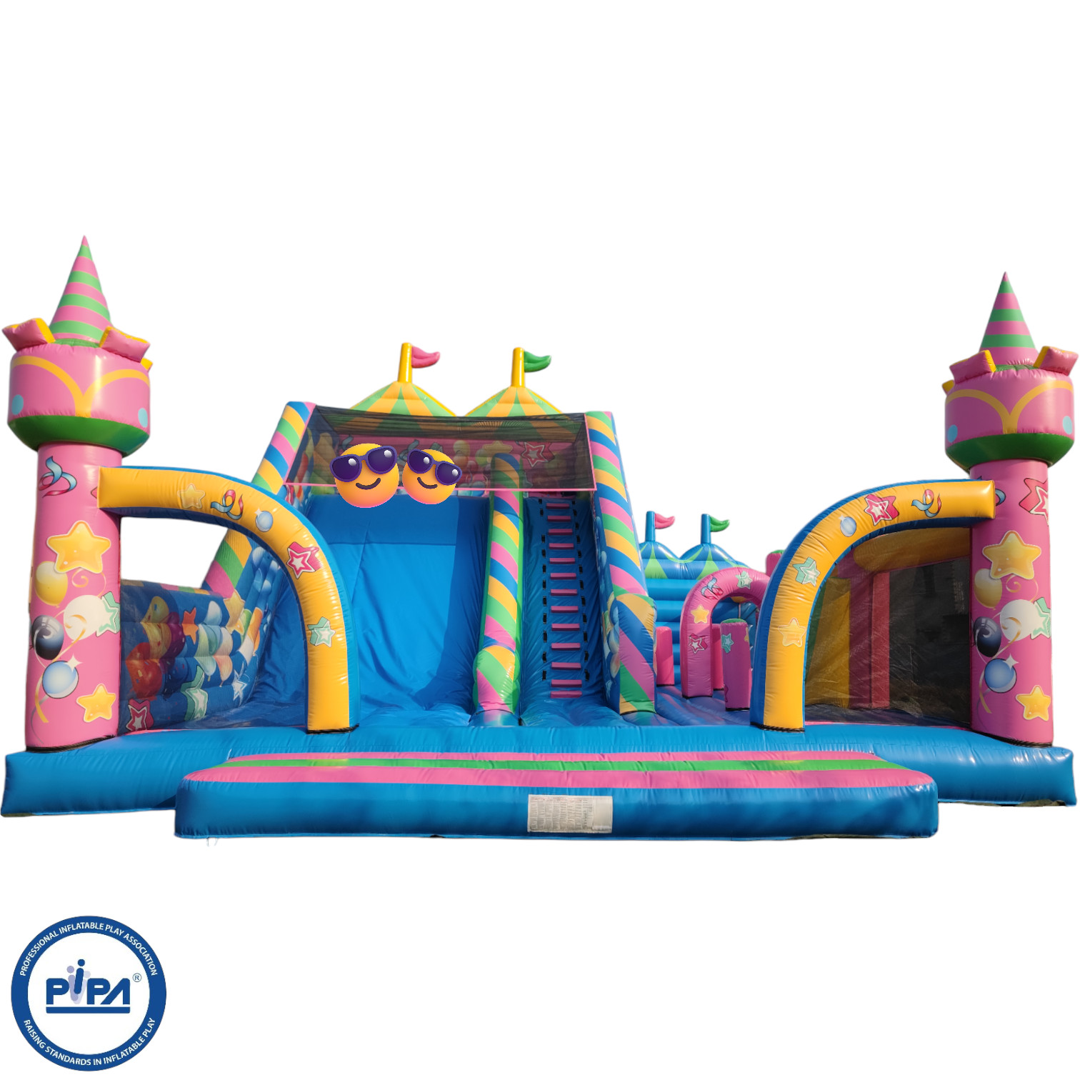 BBOL-279 - 30x30x25ft - Showmans Activity Centre - (Ice blue, Yellow ...
