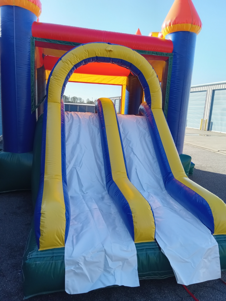 21 x13 x15 Castle Combo Double Slide - Hire in Va | Bounce House of Joy LLC