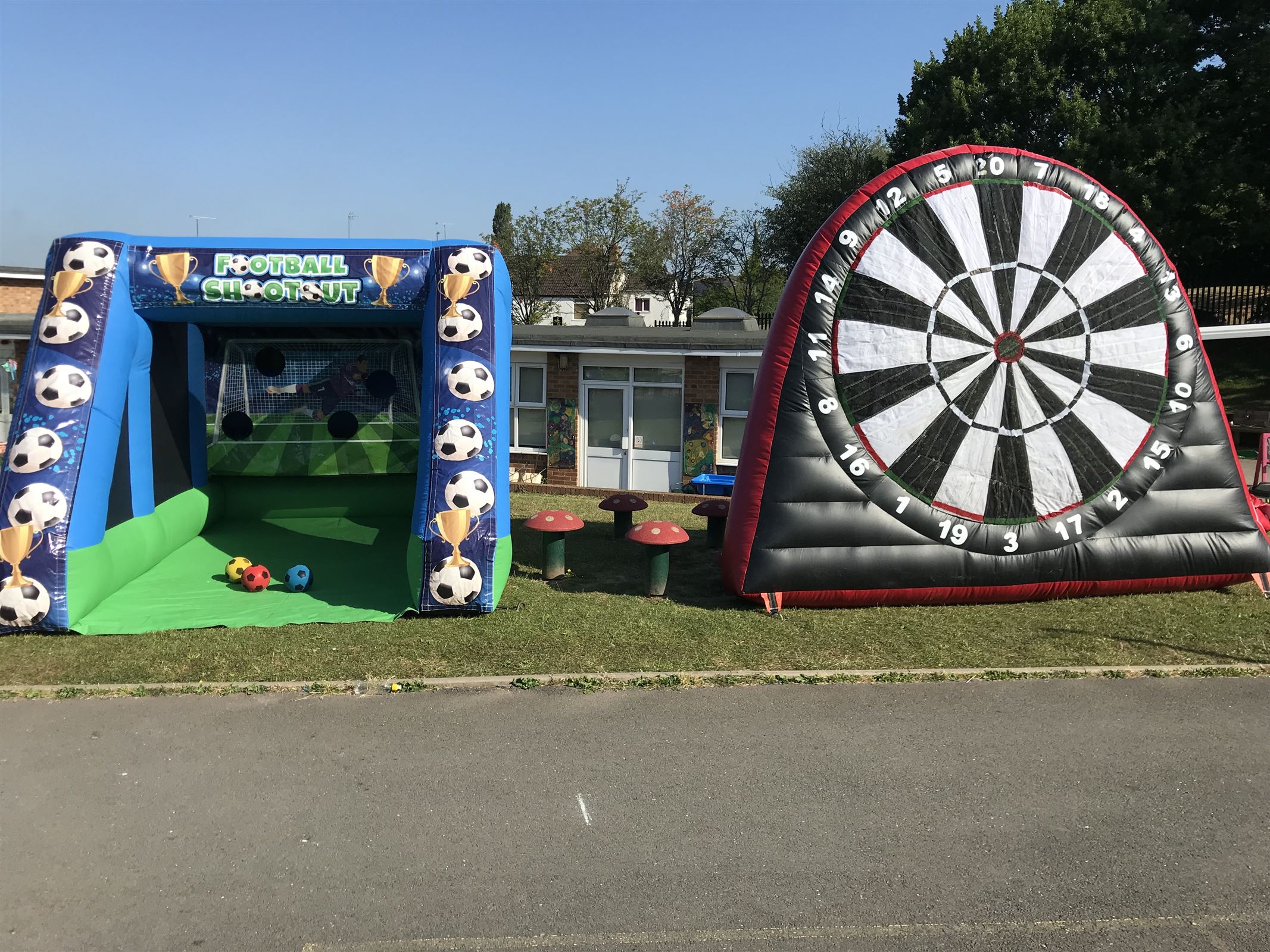 Inflatable Football shootout - Bouncy Castle Hire, soft play hire, in ...