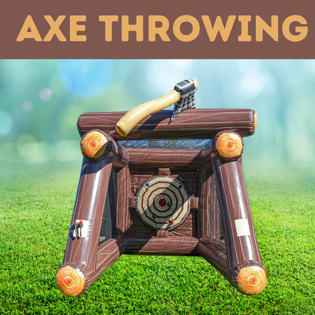 Inflatable Axe Throwing - Inflatable Party Rentals & Concessions in ...