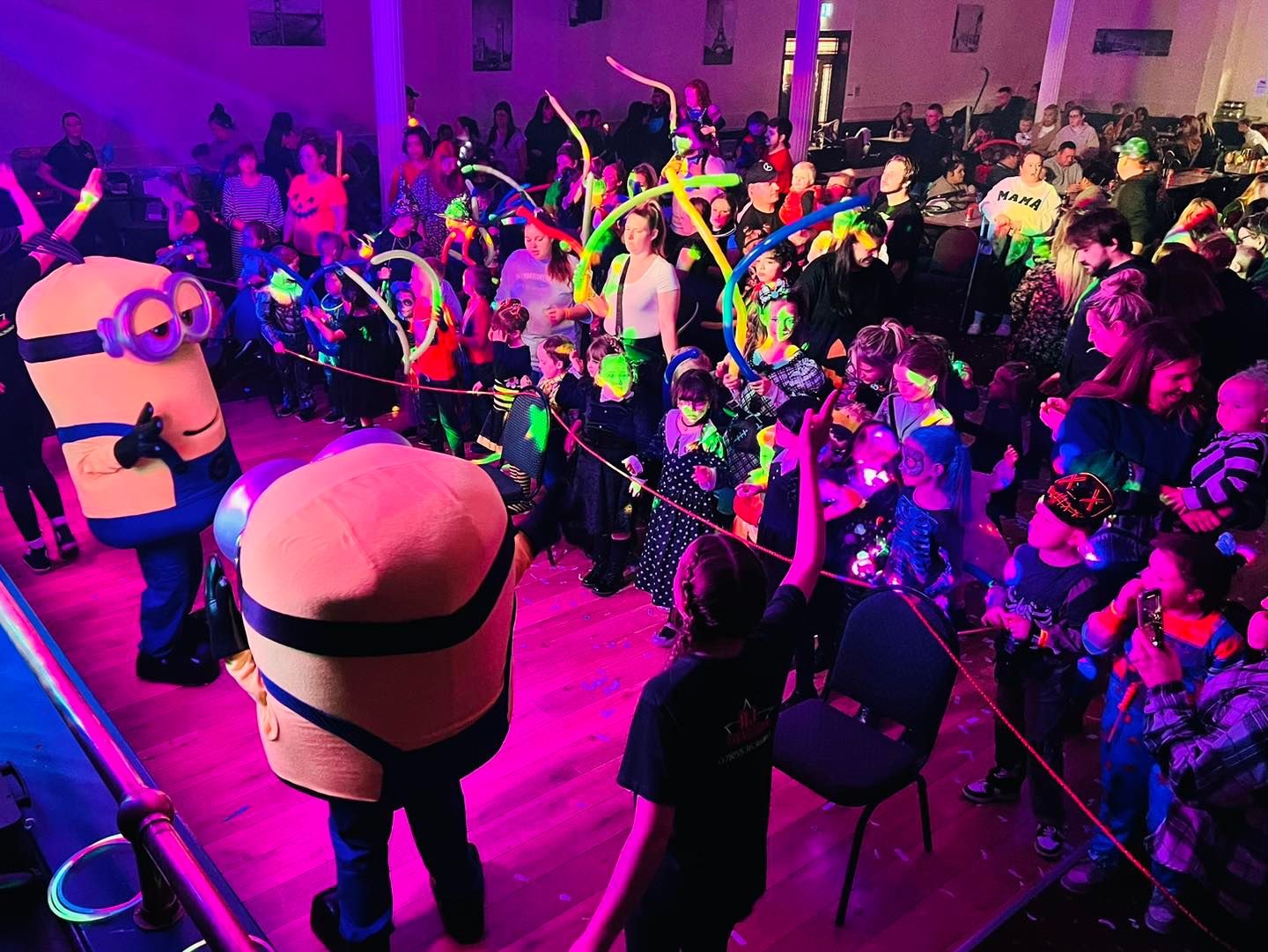 Family Christmas Party Penlan Social Club - Bouncy Castle Hire And ...