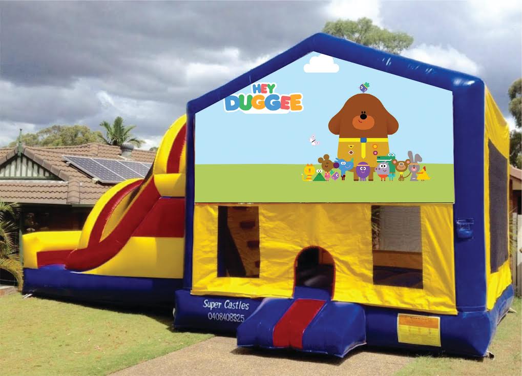 Hey Duggee Large Banner Castle - Jumping Castle Hire Brisbane, Jumping ...