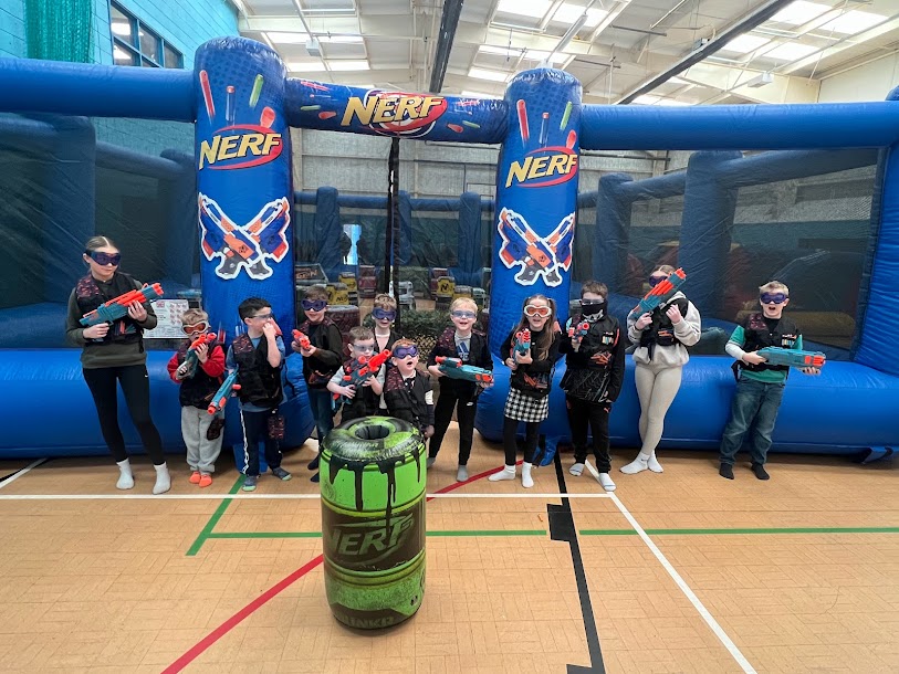 Nerf Battle Arena - Hire in Bridgend | R&B Inflatables