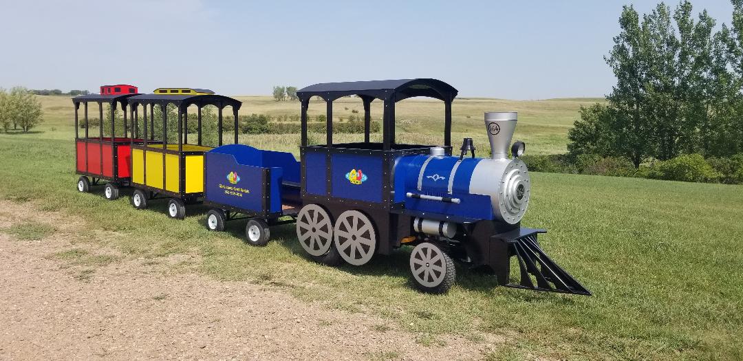 Trackless Train - Hire in FL | Gloria James Event Rentals