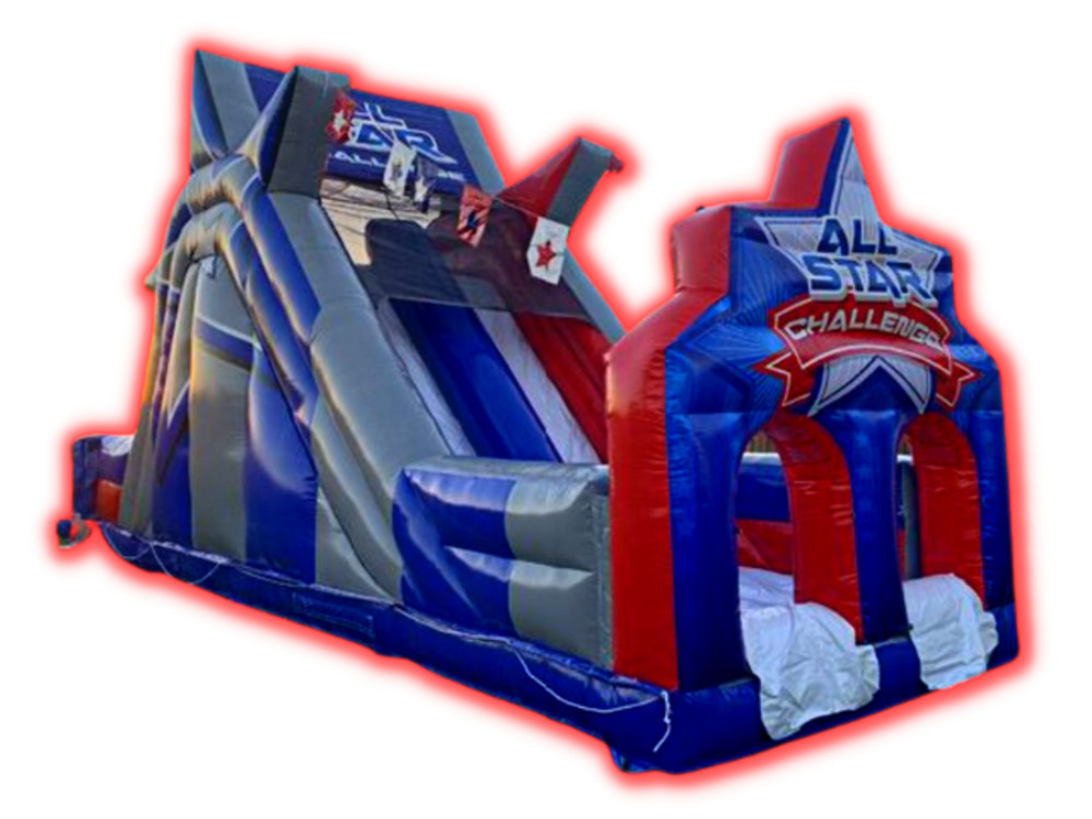 35ft Long All Star Mega Obstacle Course | Party With Us Brownsville