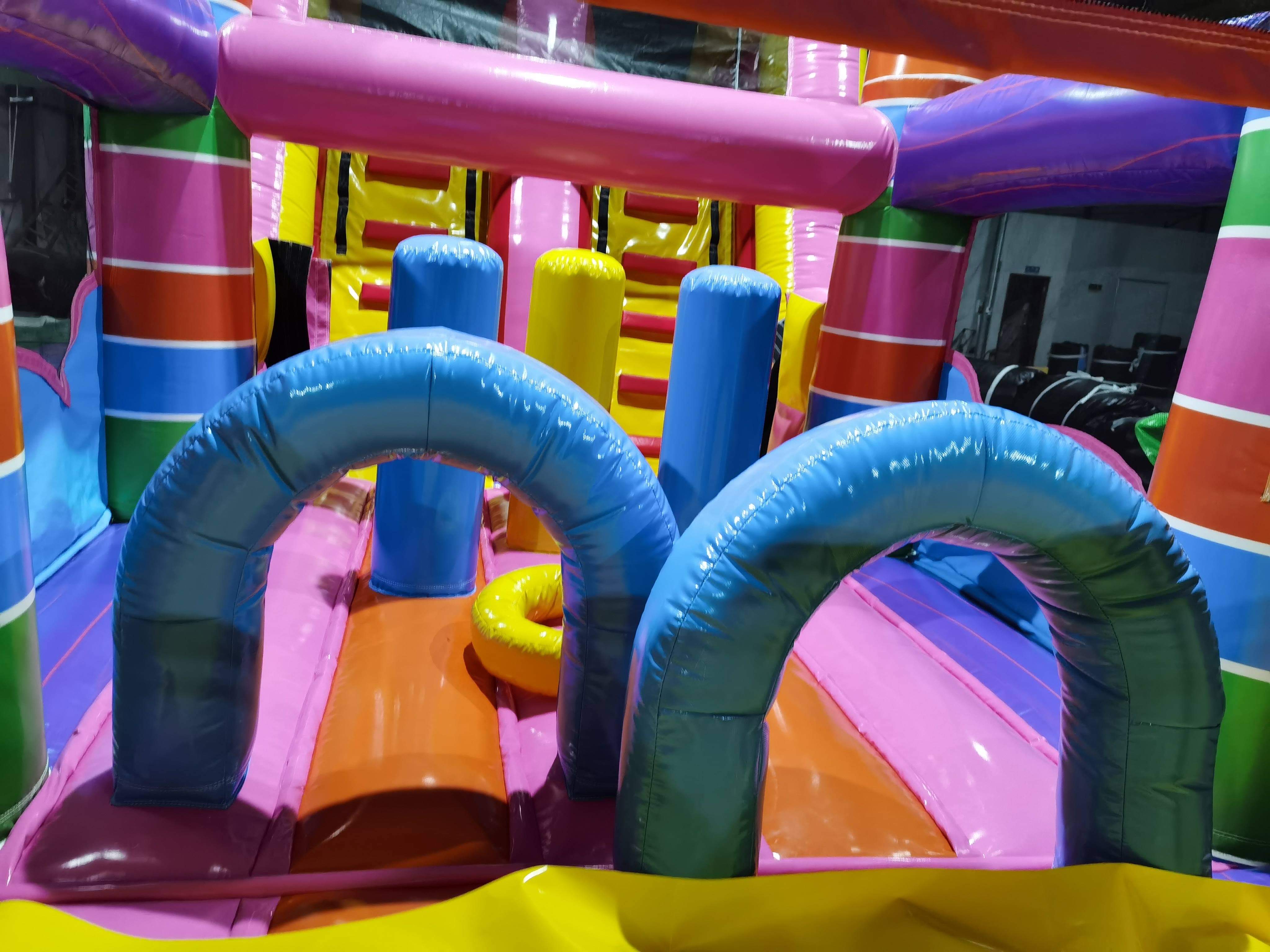 40ft Candyland Adventure Obstacle Course - Hire in Ft. Towson, Broken ...