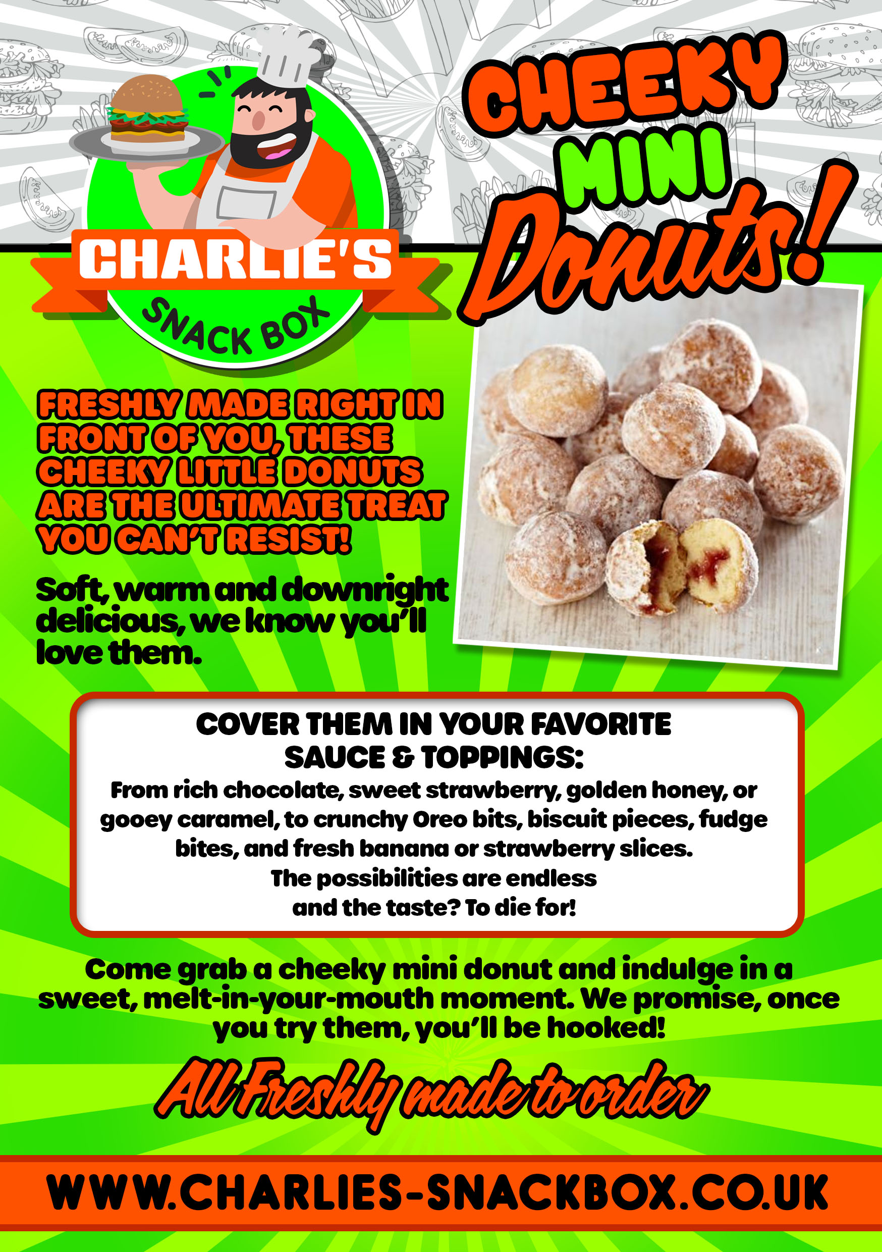 Cheeky mini donuts - Inflatables Hire in London, greenwich , charlton ...