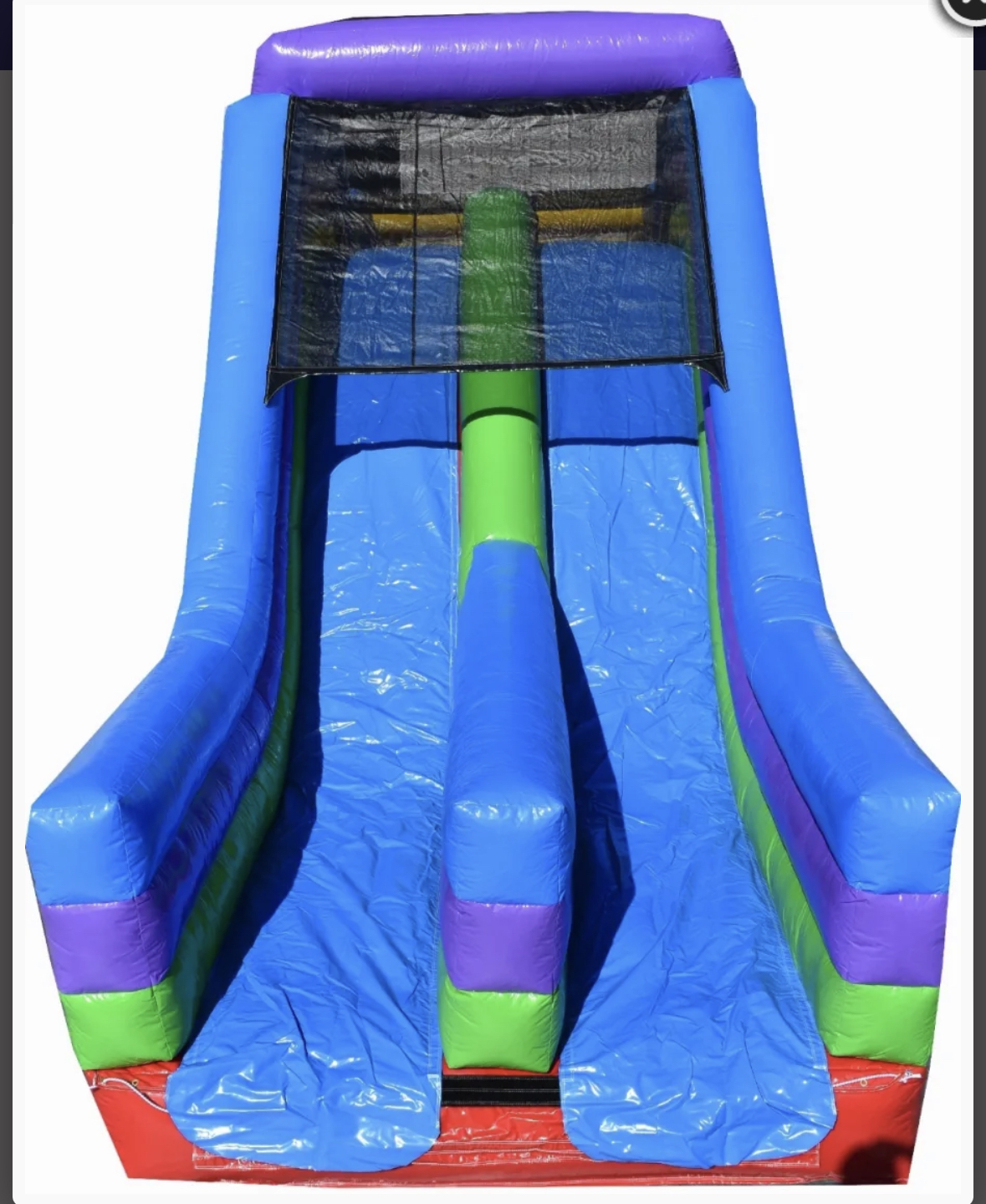 45ft Obstacle Course with Double Slide - Party Inflatable Rentals in Texas | Jumpflatables