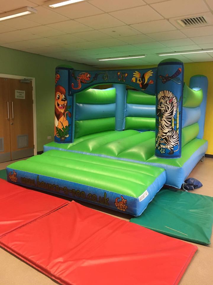 Jungle Bouncy Castle 11ft x 15ft - Bouncy Castle Hire in West Wiltshire ...