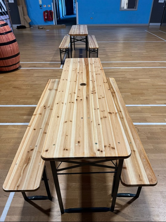 Wooden Bench Set - Event Hire Items for Weddings, Events and Parties in ...