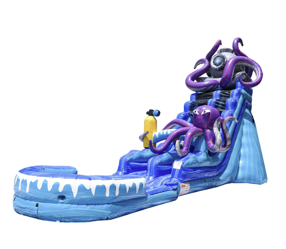 Deep Sea Dive 19' Slide (Wet/Dry) - Rentals in Wisconsion | Blue Sky ...