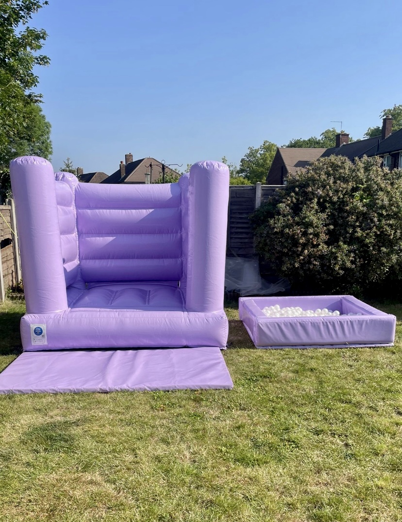 Lilac Bouncy Castle and Soft Play Package Hire | London & Kent