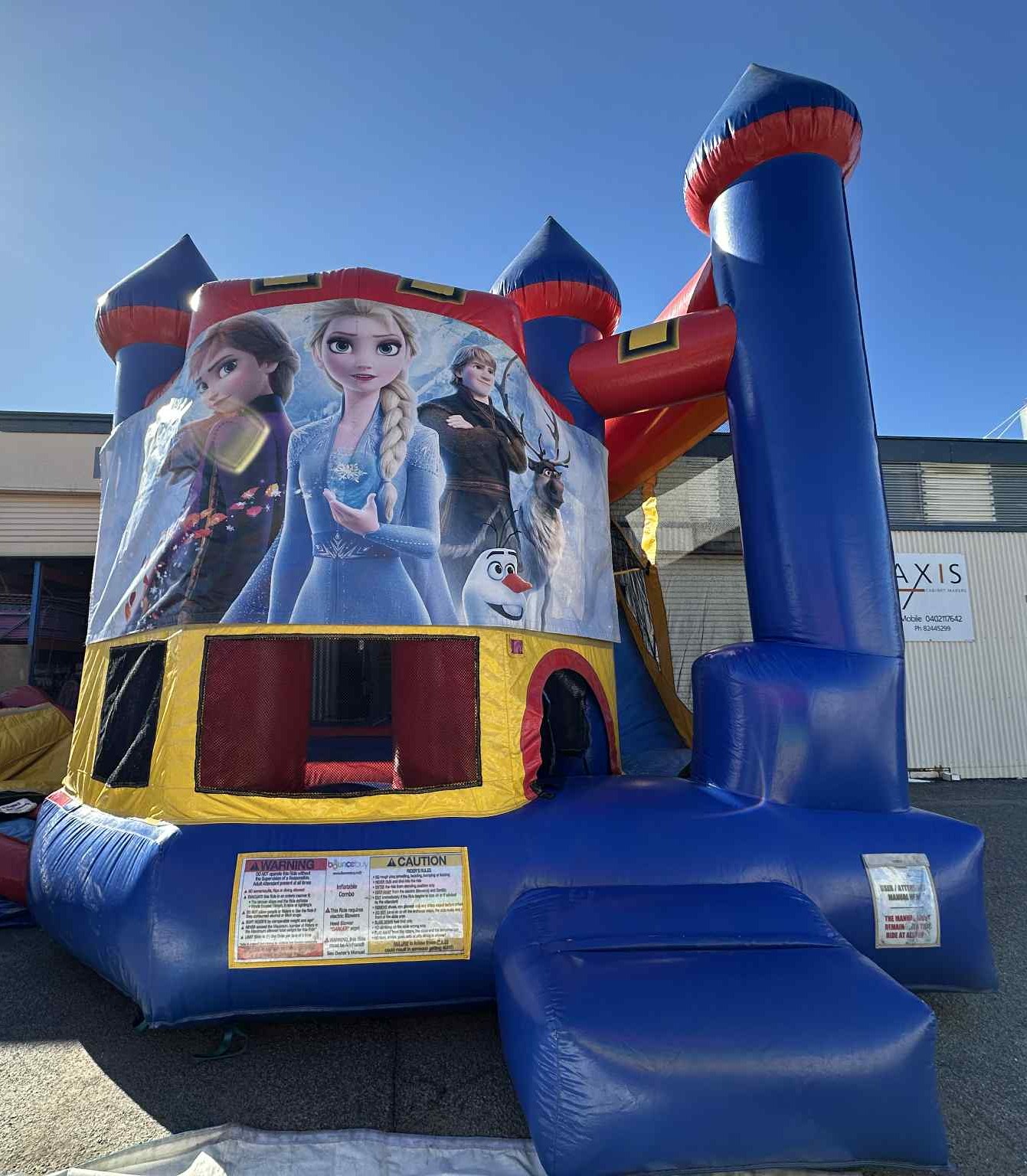 Frozen 4in1 Jumping Castle Hire – Castle Capers Adelaide Hills
