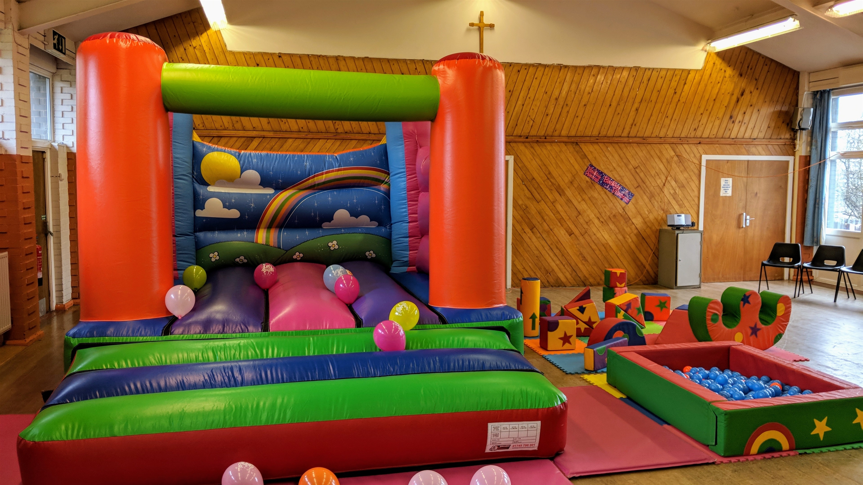Multi Coloured Soft Play Set with matching Ball Pool, 4 Didi Cars & any ...