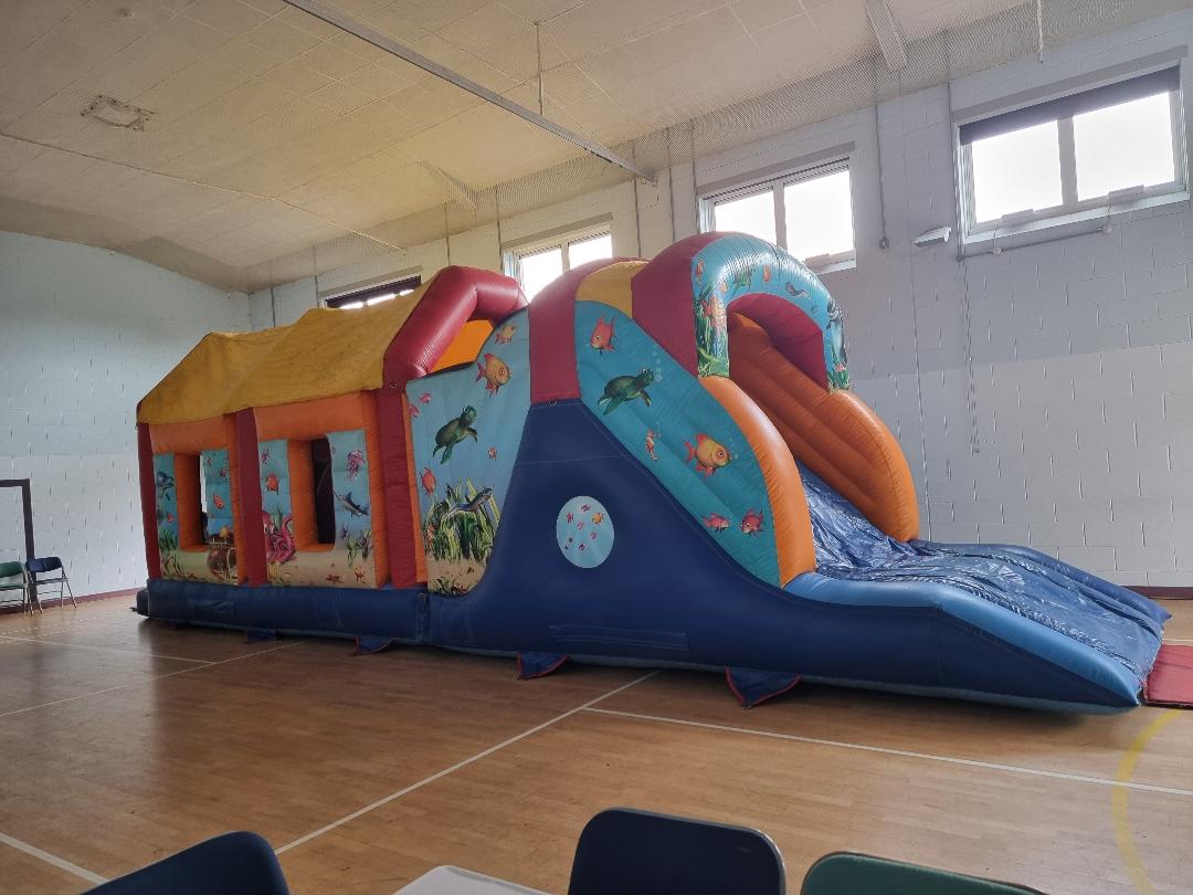35 ft x 12 ft Under the Sea Assault Course - Bouncy Castle Hire in High ...