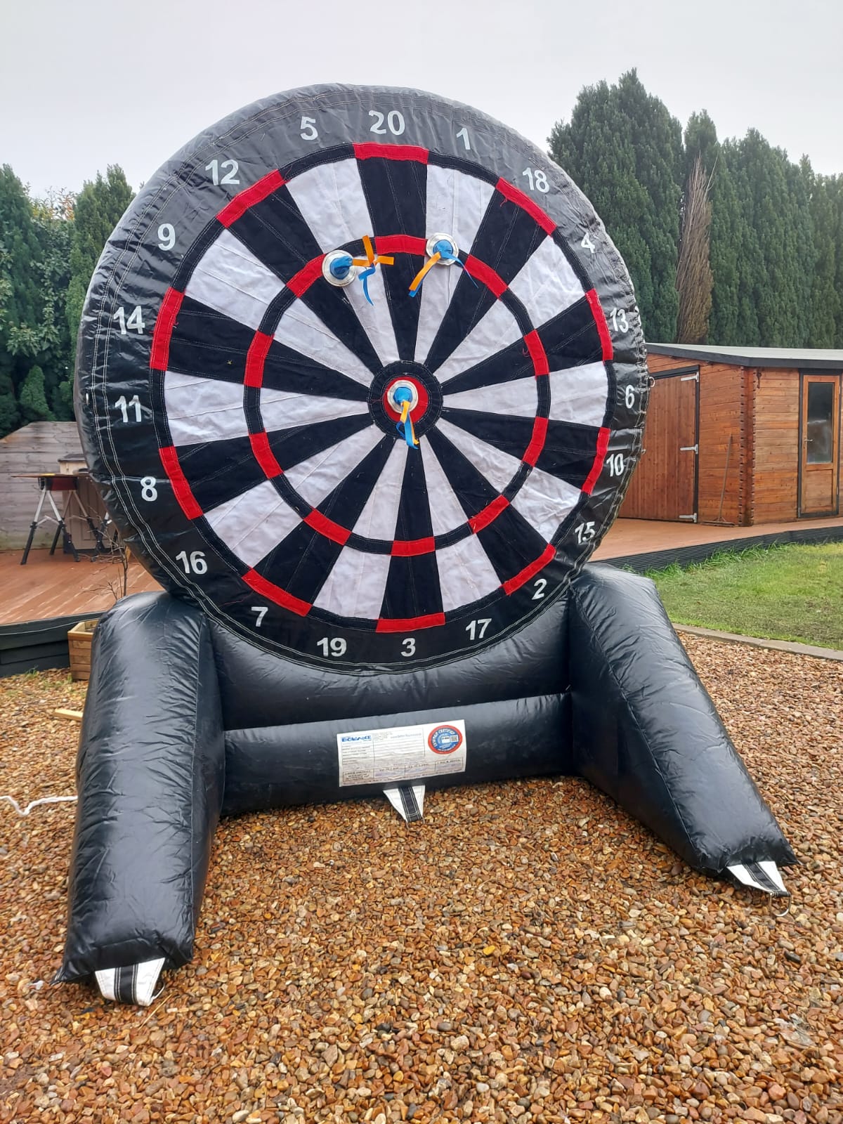 Giant Inflatable Darts - Bouncy Castle Hire in Nottinghamshire/Derby ...