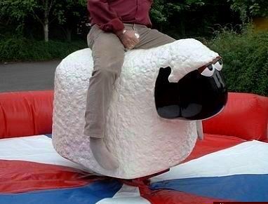 Bucking Mechanical Sheep - 3 Hours - Bouncy Castle Hire in Wangara WA ...