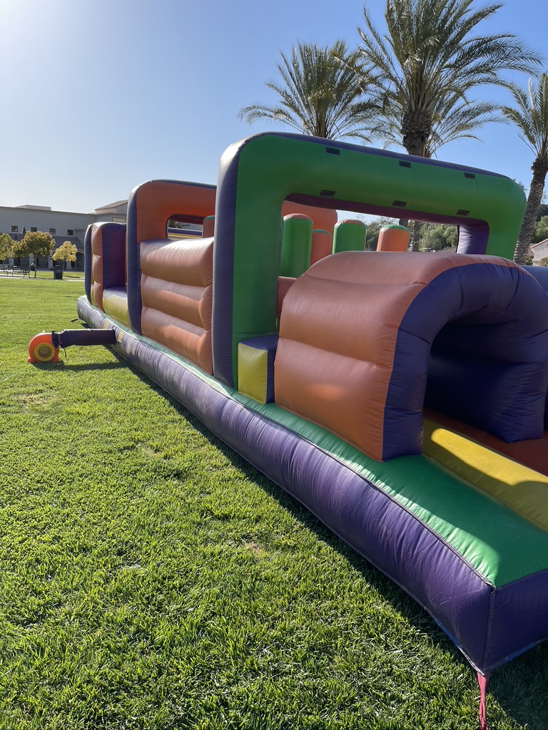 40ft Colorful Obstacle Course - Hire in Menifee