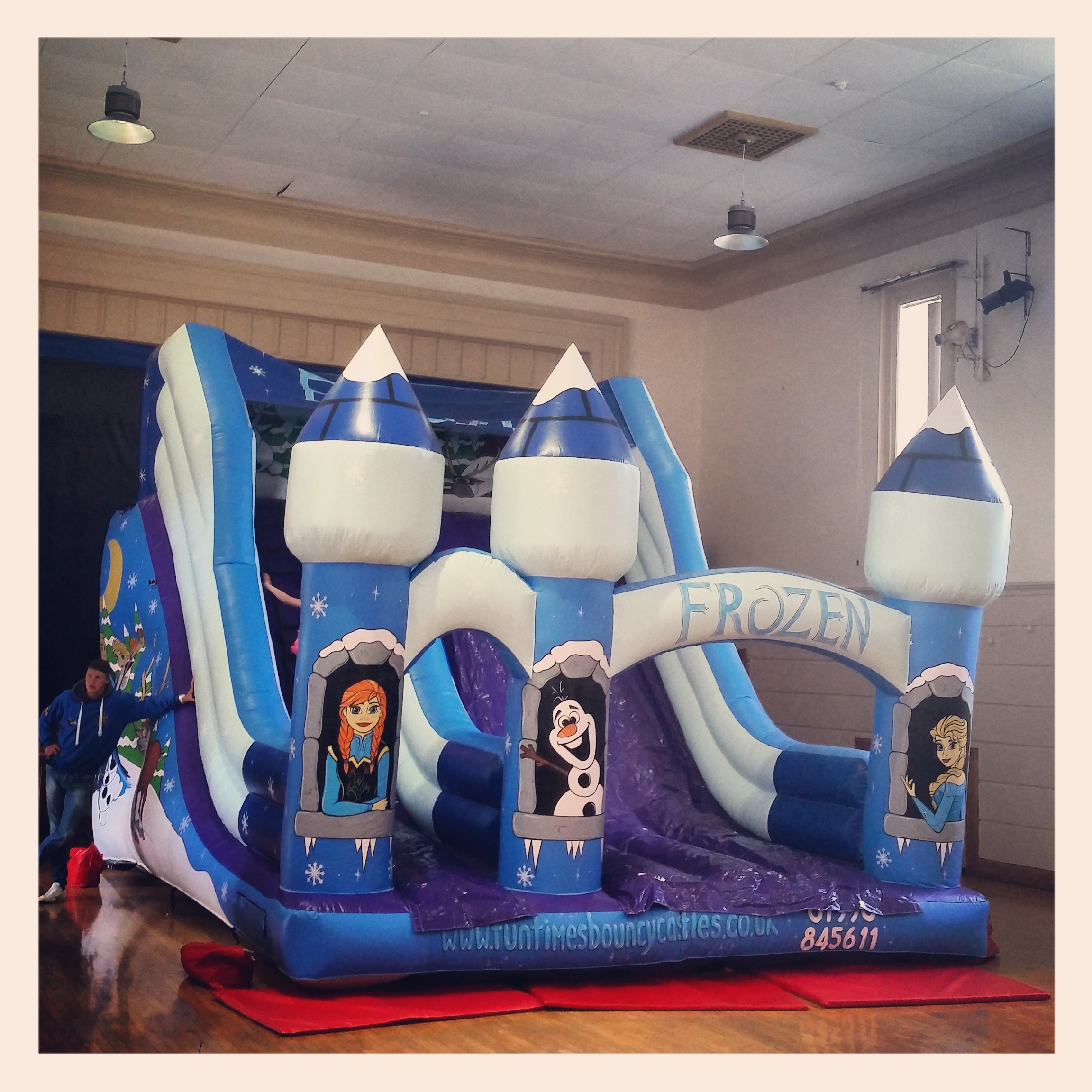 Frozen Super Slide | Hire Inflatables Pembrokeshire & Swansea