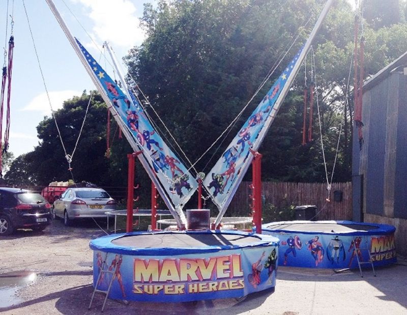 4 Round Bed Trailer Mounted Bungee Trampoline - Hire in Kilkenny ...