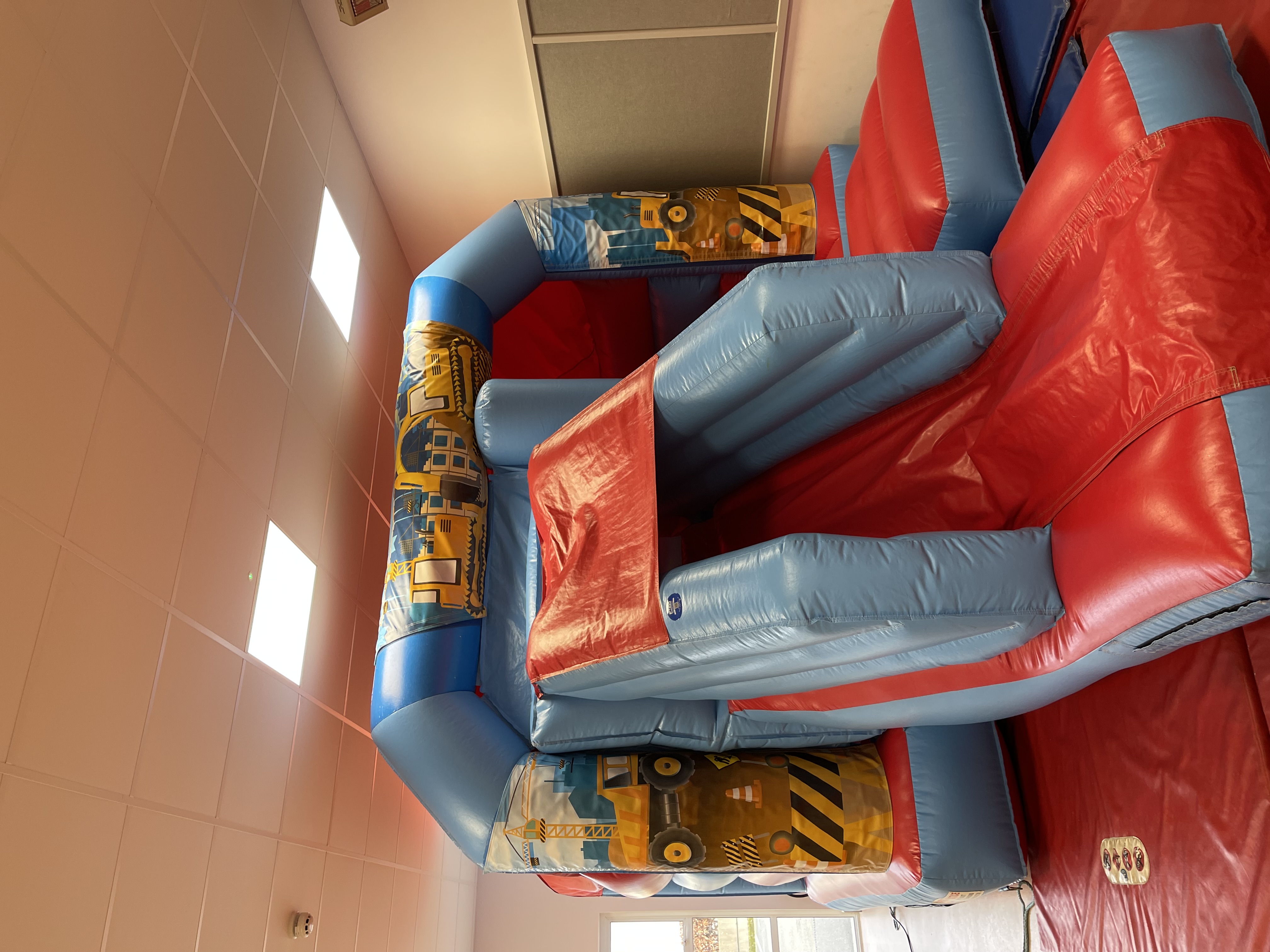 Construction Themed Castle - Bouncy Castle, Party Hire, Bucking Bronco ...
