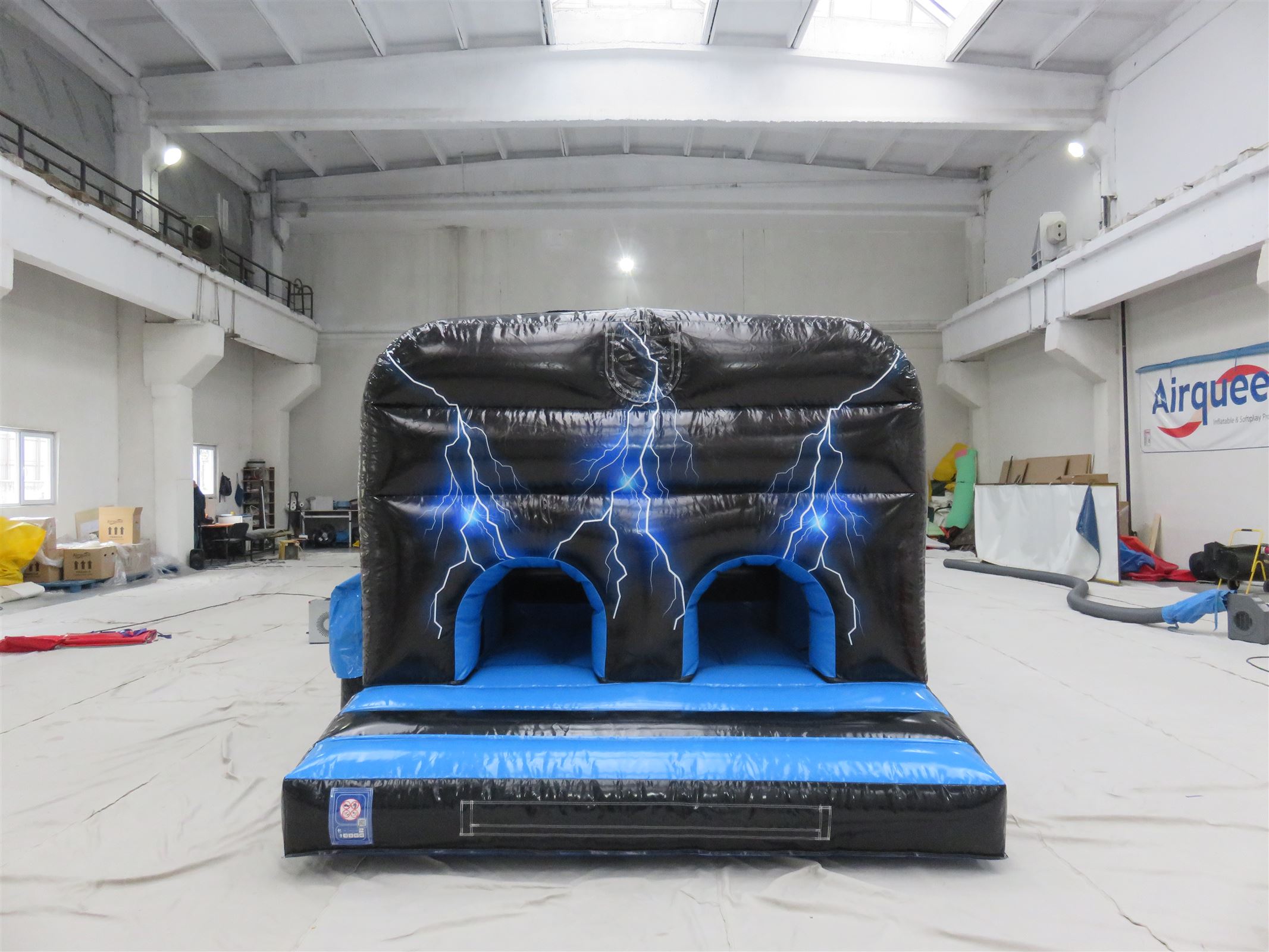 44ft x12ft Lightning Obstacle Course (Disco Ready) - Best Bouncy Castle ...