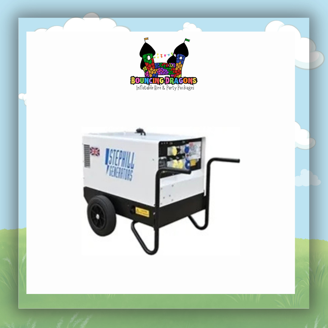 10 KVA Generator Hire - Inflatable Hire and Children’s Party Provider ...