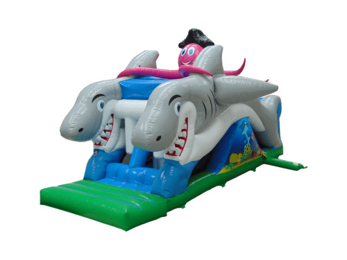 Baby Shark Assault Course - Bouncy Castle Hire in Essex, Hertfordshire ...