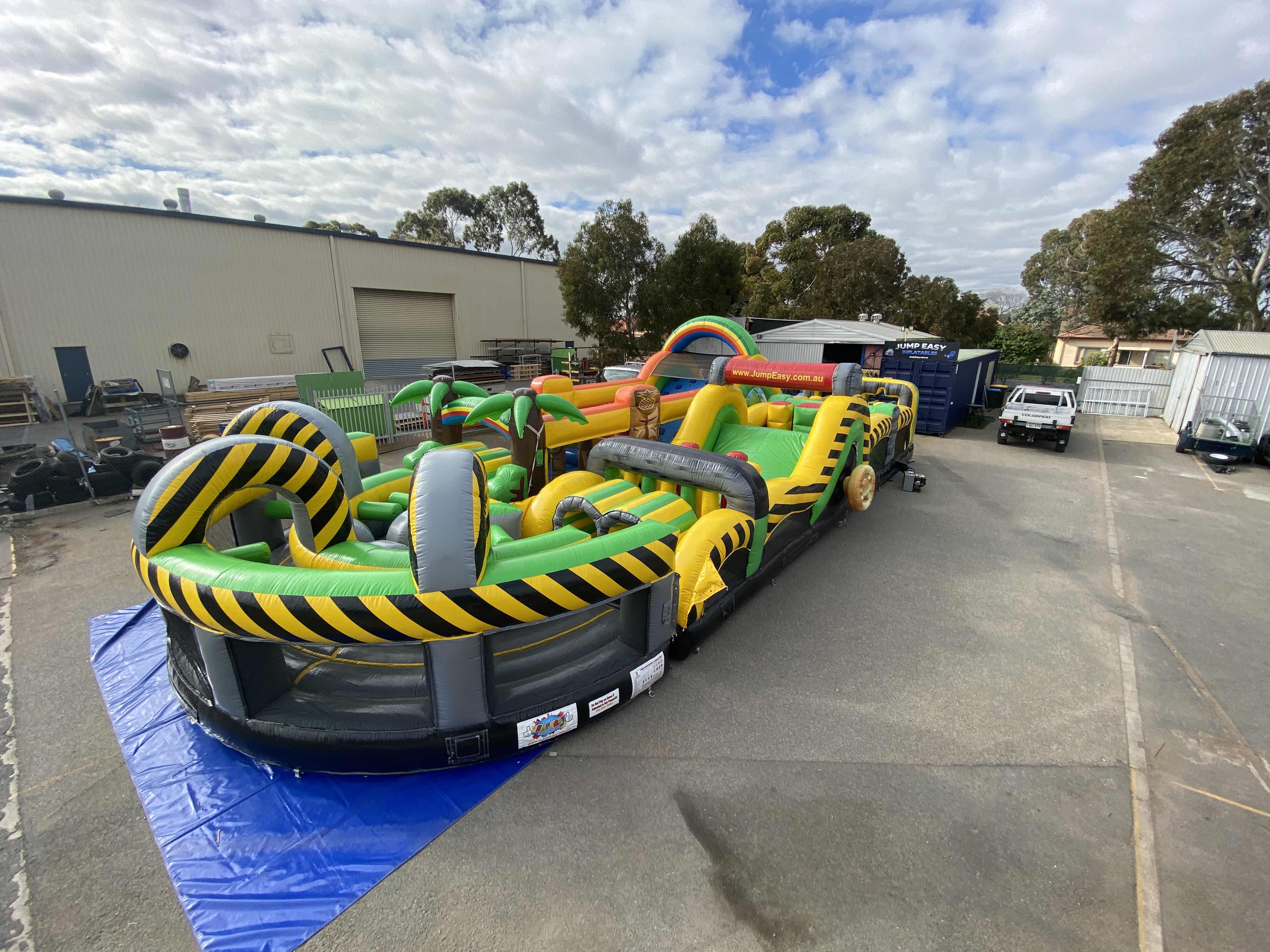 Troppo Obstacle Course Hire – Inflatable Jungle Fun Adelaide | Jump Ea