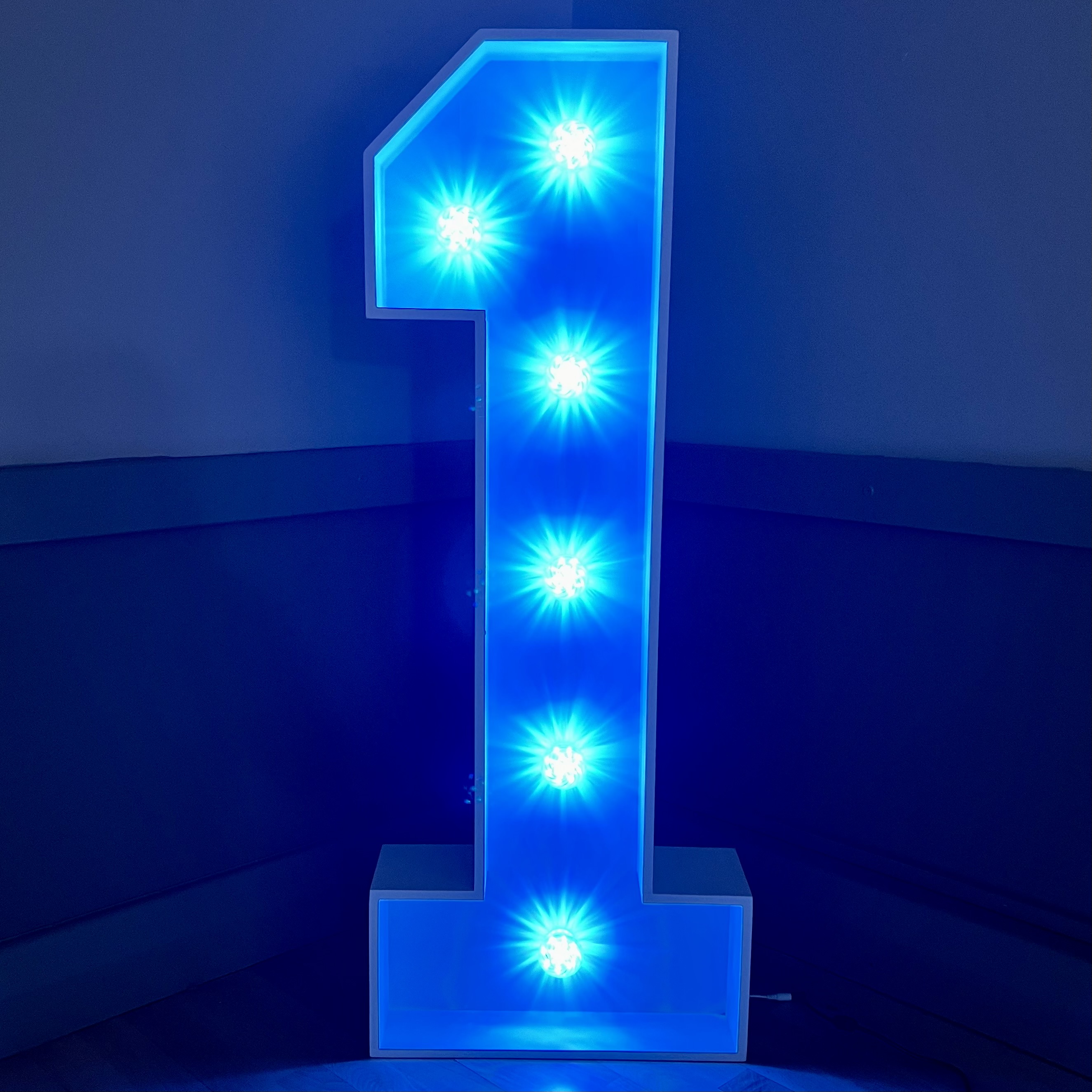 Light-Up LED Number 1 - Bouncy Castle Hire in Crowborough, Tunbridge ...