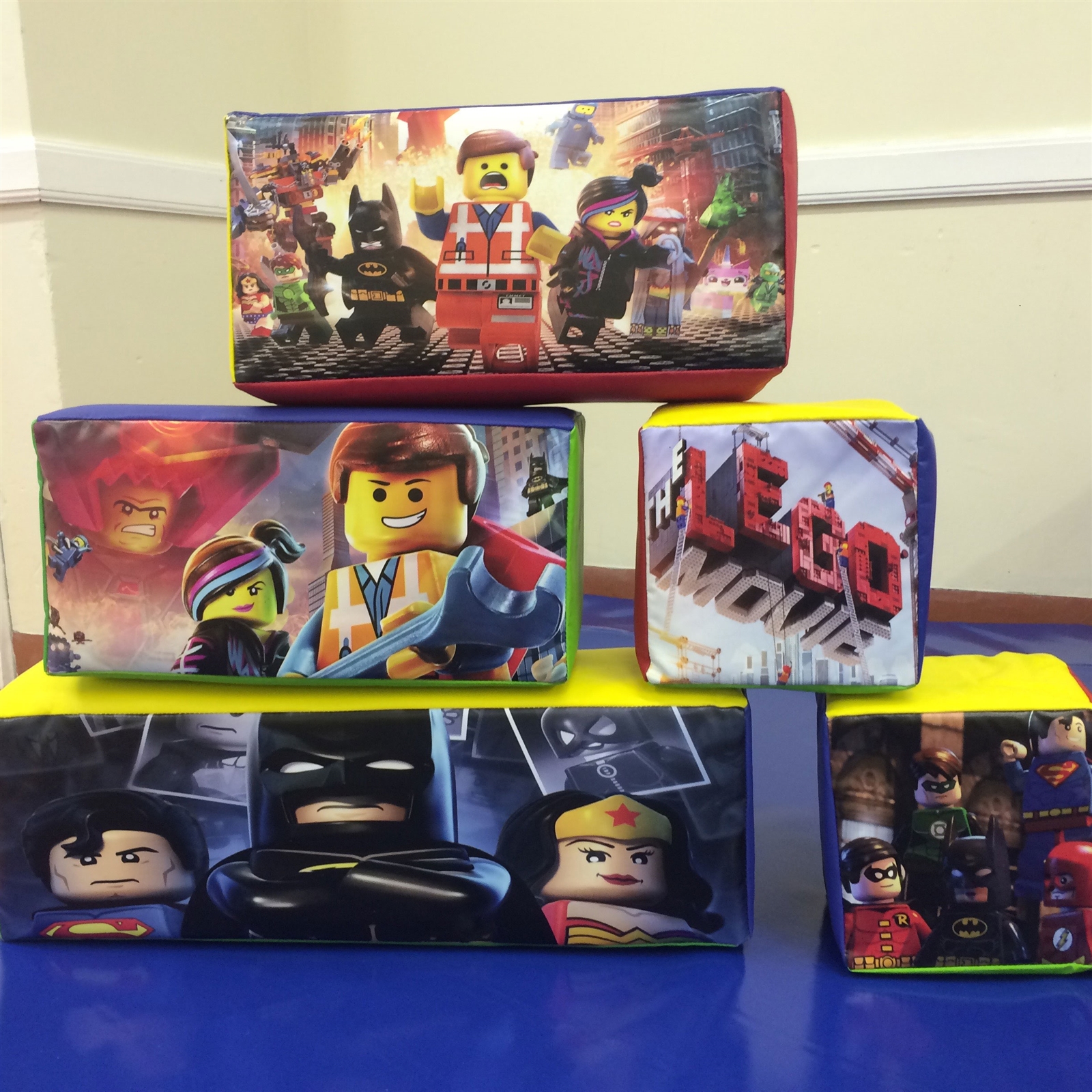 Lego® Themed Soft Play, Ball Pit, and Blue Soft Play Mat - Bouncy ...