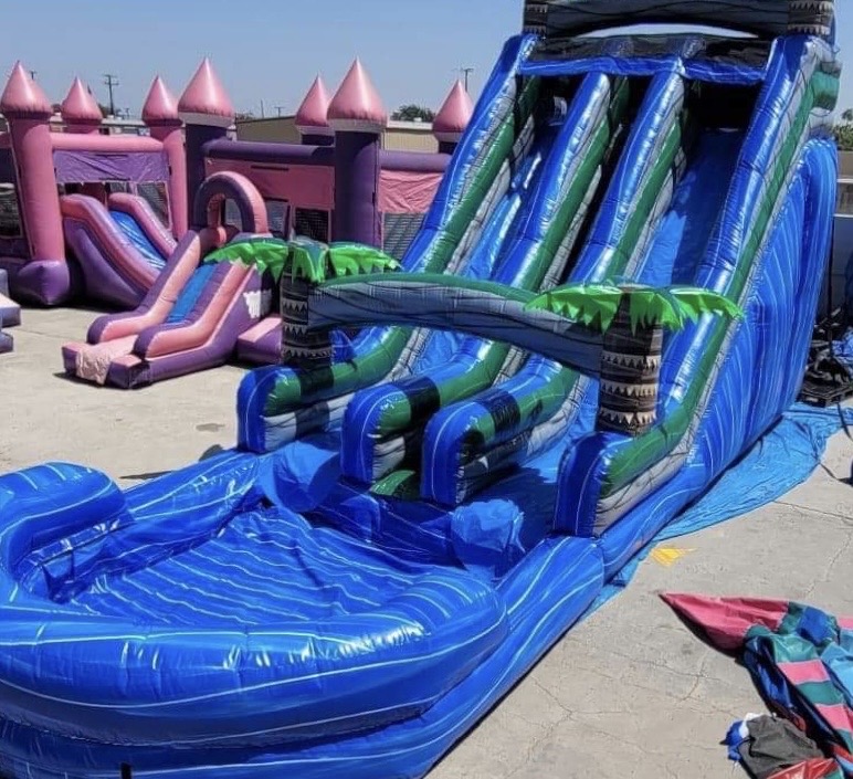 20ft Double Slide - Party Rentals in Albertson | 252 Jumper Party Rental