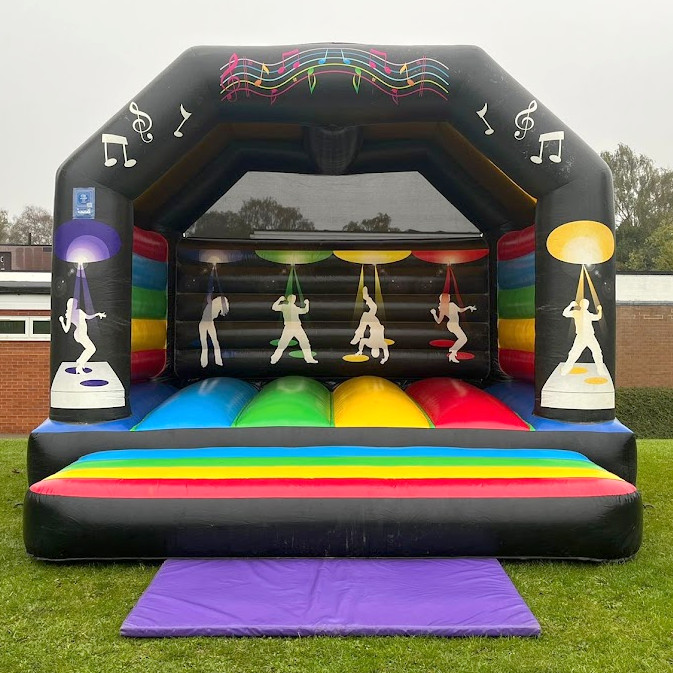 Disco Party Bouncy Castle